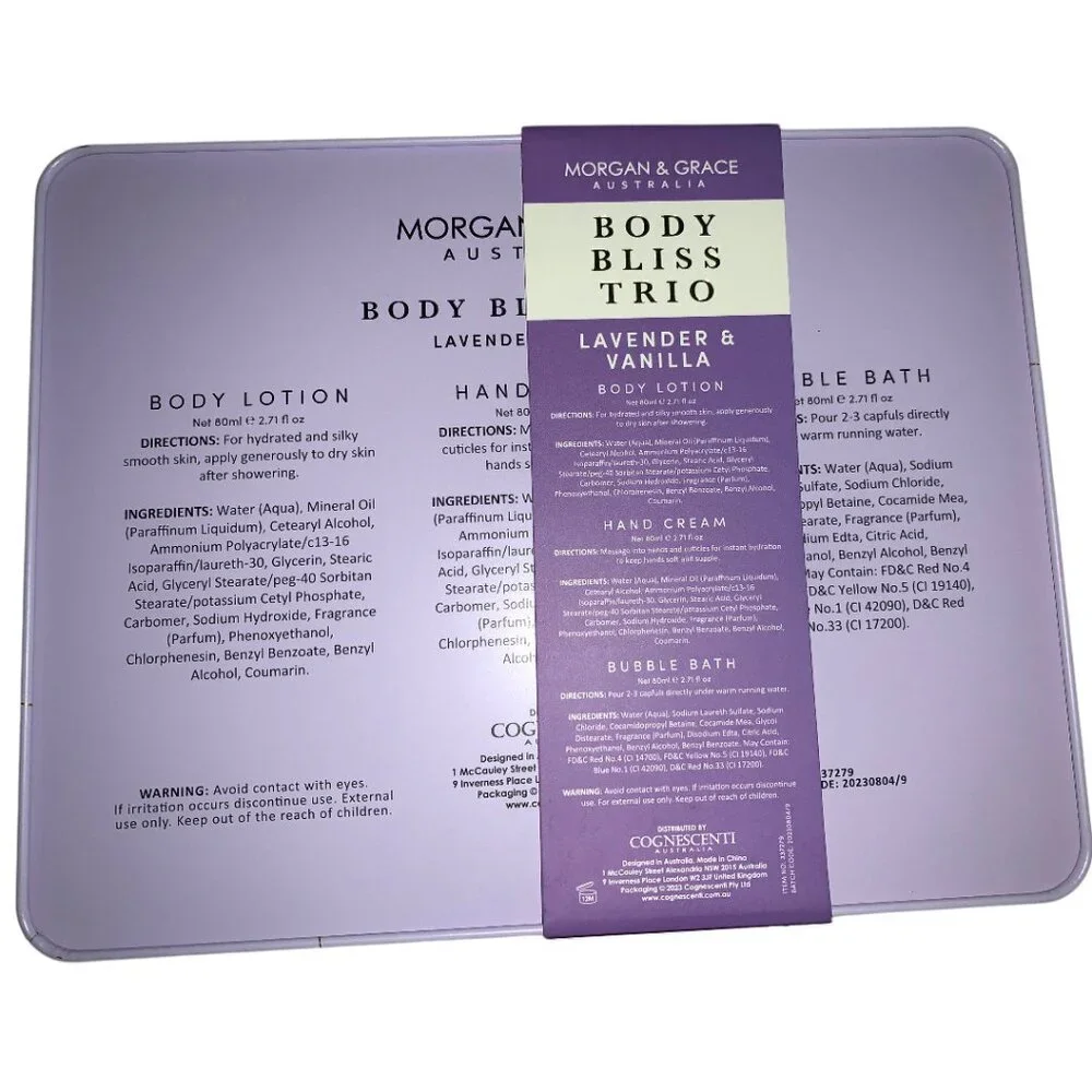 Morgan & Grace | Bath & Body | Morgan Grace Body Trio Lotion Bubble ...